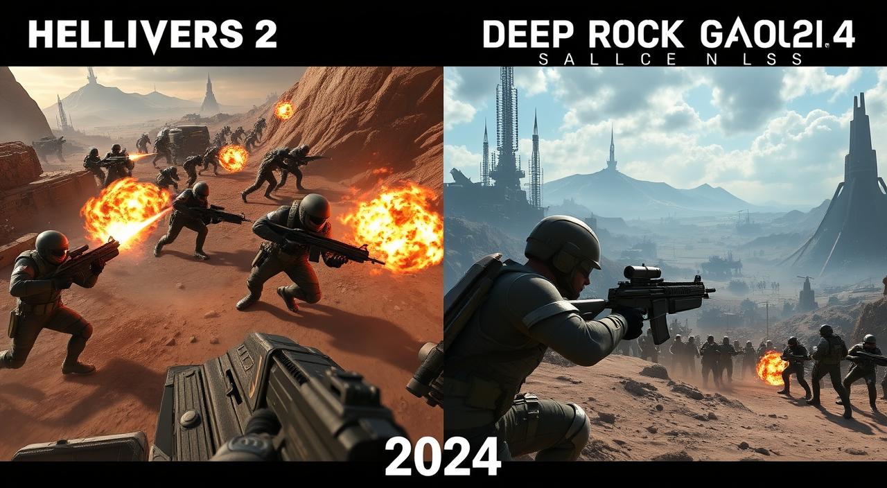 Helldivers 2 Vs Deep Rock Galactic In 2024: My Thoughts